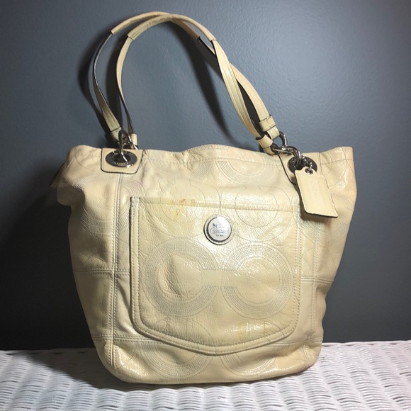Coach | Bags | Coach Signature Stitch Leather Bag | Poshmark
